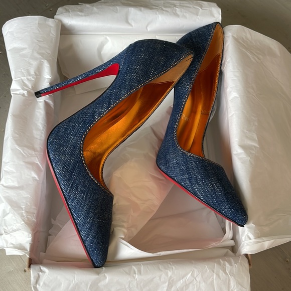 Christian Louboutin | Shoes | Christian Louboutin So Kate Denim Saba ...